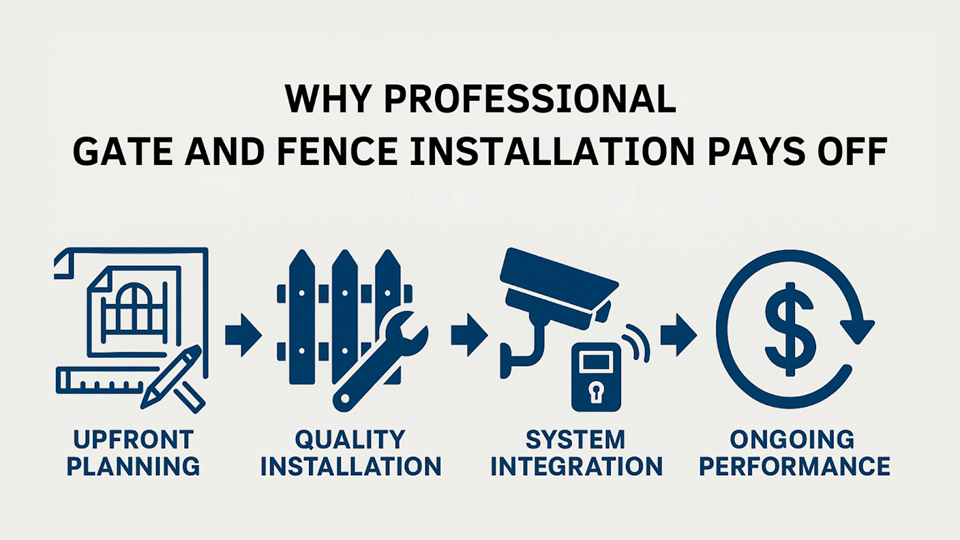 How Proper Gate and Fence Installation Improves Site Security – Penco Access Control